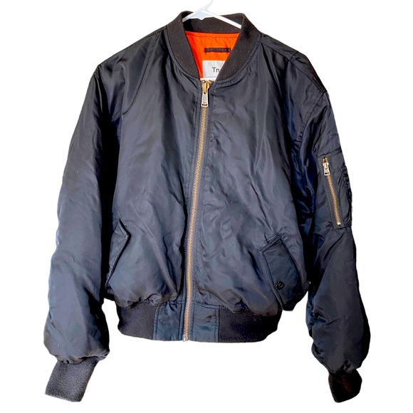 TNA | Jackets & Coats | Vintage Style Punk Street Bomber Military Black ...
